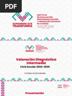 Valoración Diagnóstica - Instituto de Evaluación, Profesionalización y Promoción Docente de ...