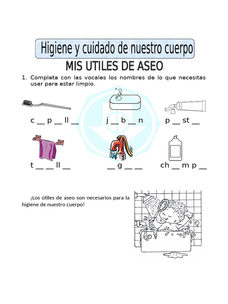 Actividades de Higiene y Ambiente | PDF