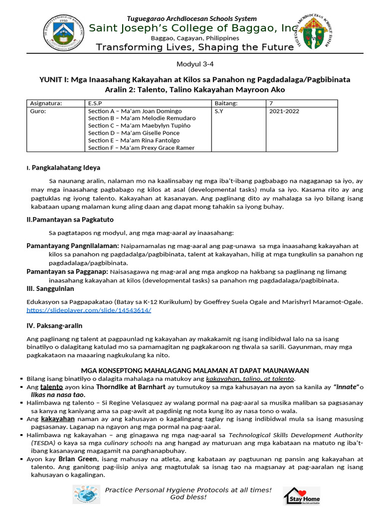 ESP 7-Module-2 | PDF