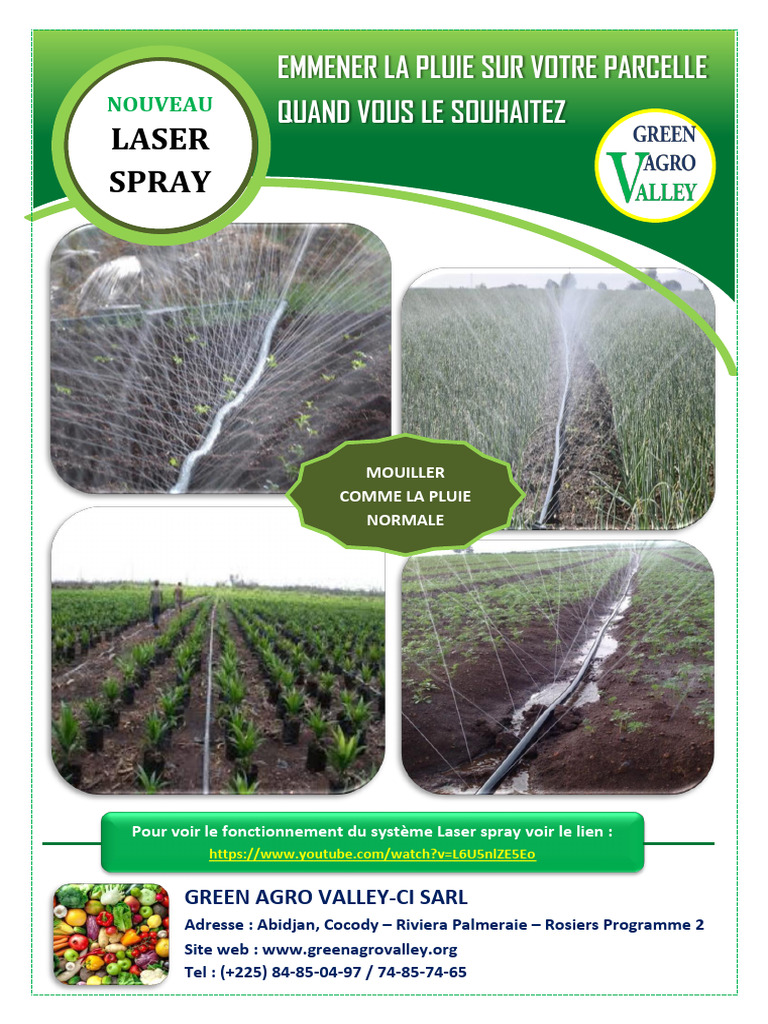 brochure GREEN AGRO VALLEY | PDF | Irrigation | Agriculture