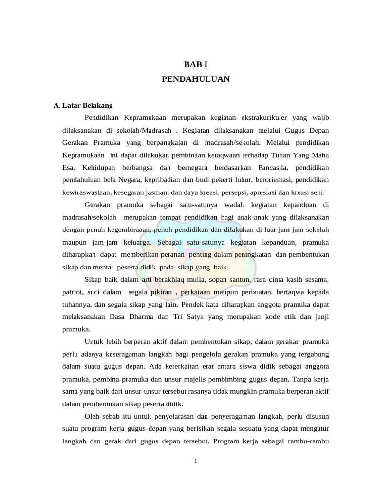 Program Pramuka di Sekolah | PDF
