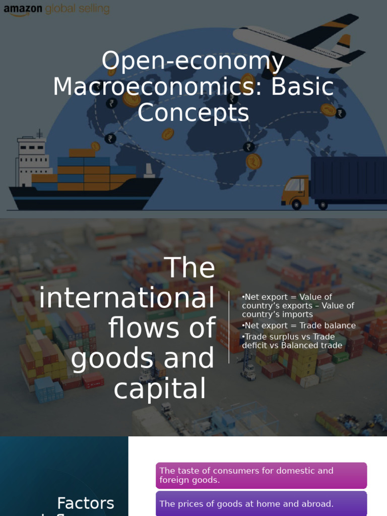 Day 6 - Open Economics | PDF | Balance Of Trade | Exports