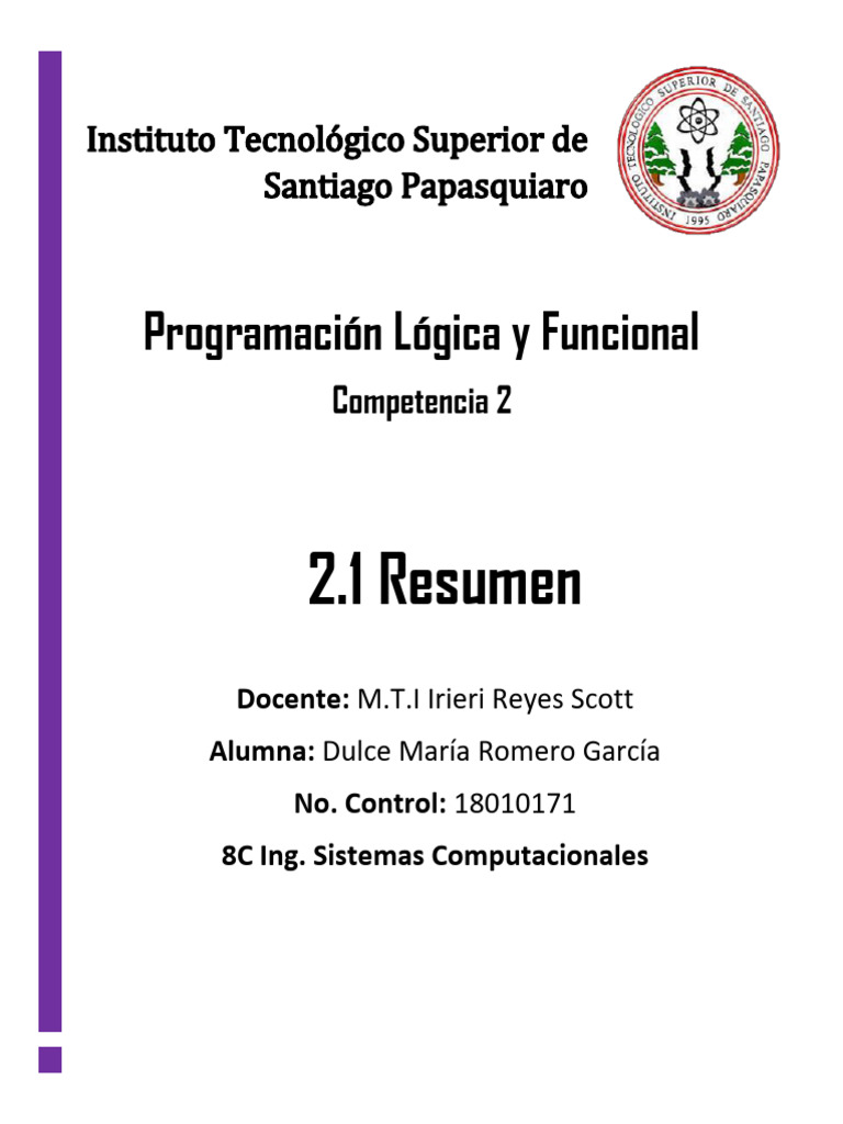 Programacion Logica y Funcional | PDF | Lenguaje de programación | Programacion Funcional