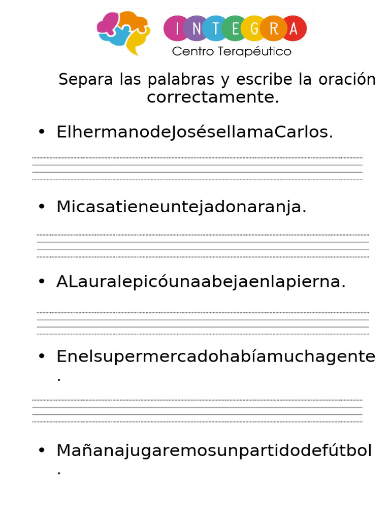 Segmentación de Palabras | PDF