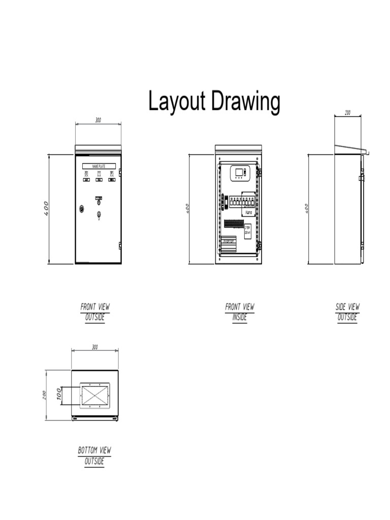 Drawing Panel Kontrol EWS | PDF