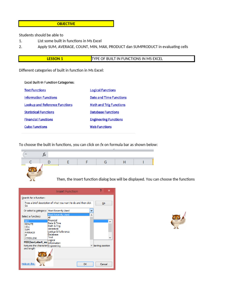 Intermediate Computation (2) | PDF | Microsoft Excel