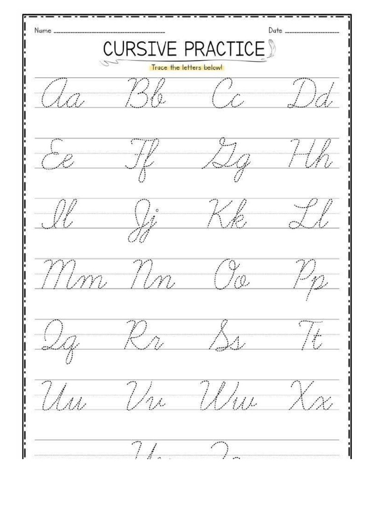 Cursive | PDF