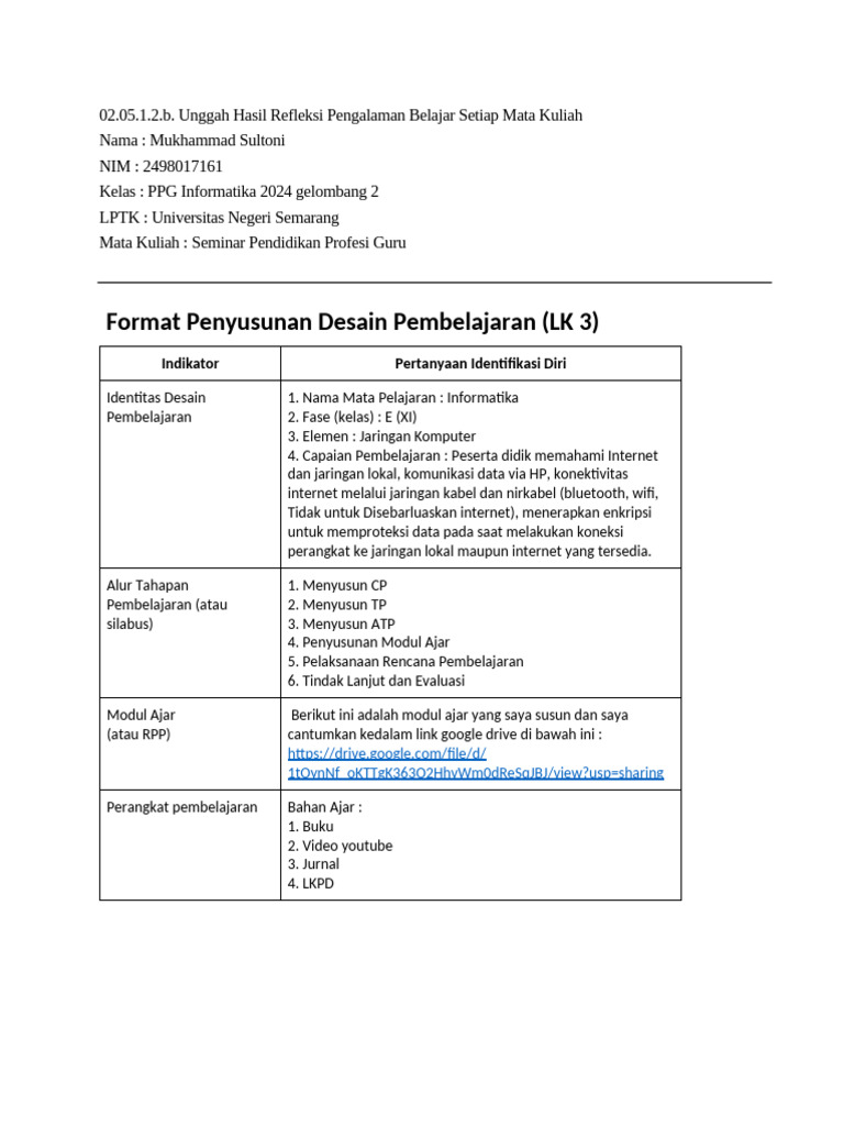LK3-Format Penyusunan Desain Pembelajaran - 02.05.1.3.b. Unggah Hasil Penyusunan Desain ...