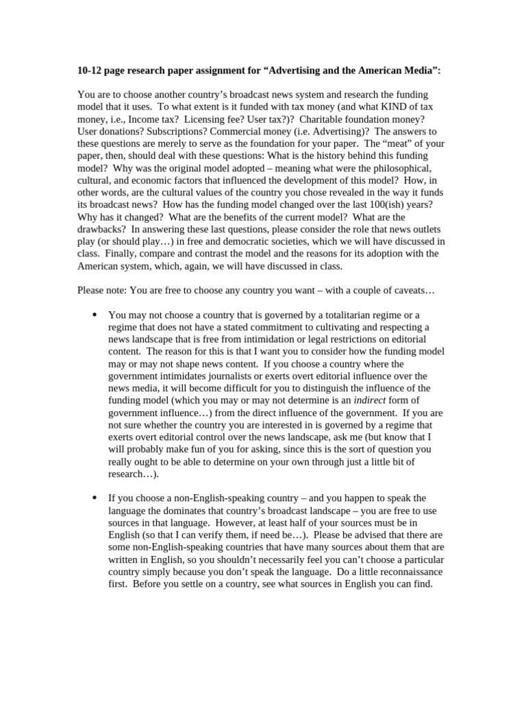 Adv Paper Assignment 2023 | PDF | News | Human Communication