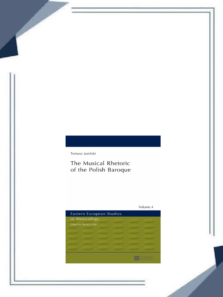 Buy ebook The Musical Rhetoric of the Polish Baroque Eastern European ...