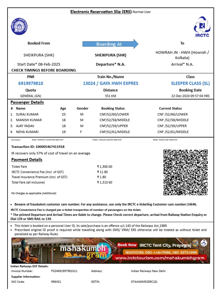 Suraj Howra | PDF | Identity Document