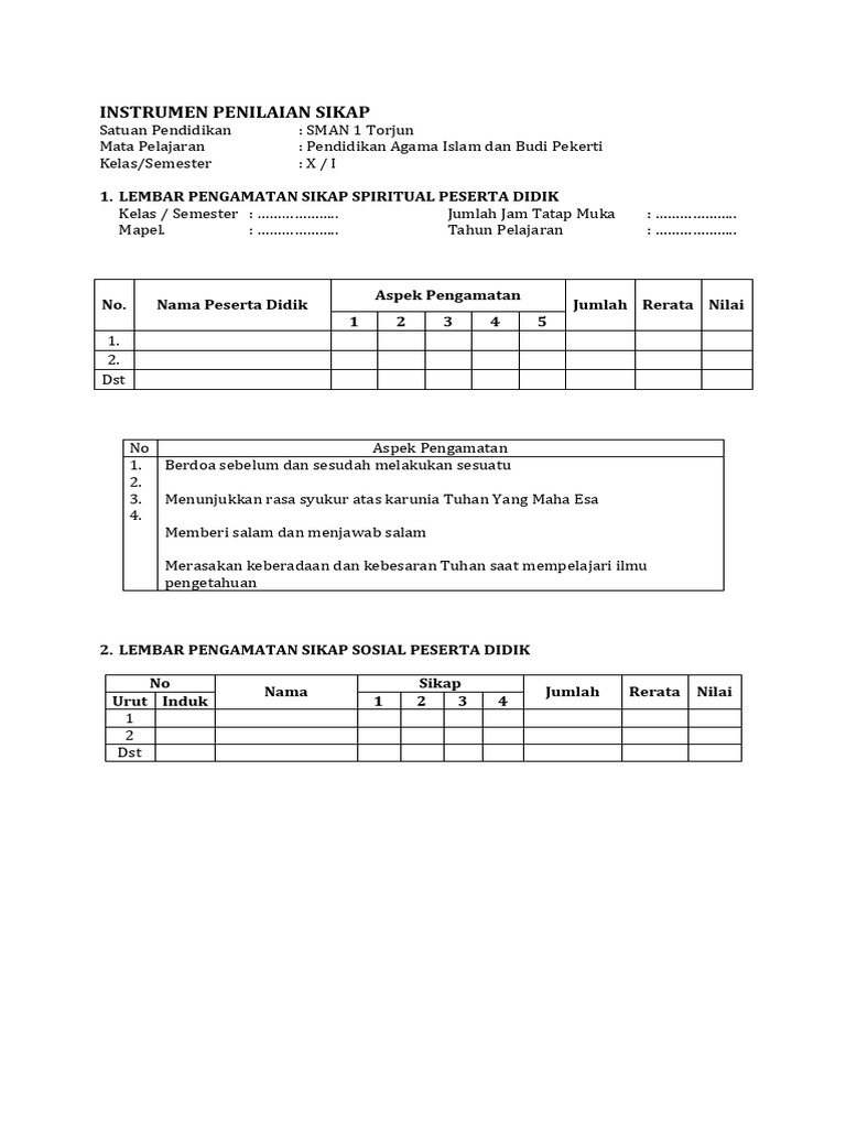 8. RPP X 3 - Asmaul Husna | PDF