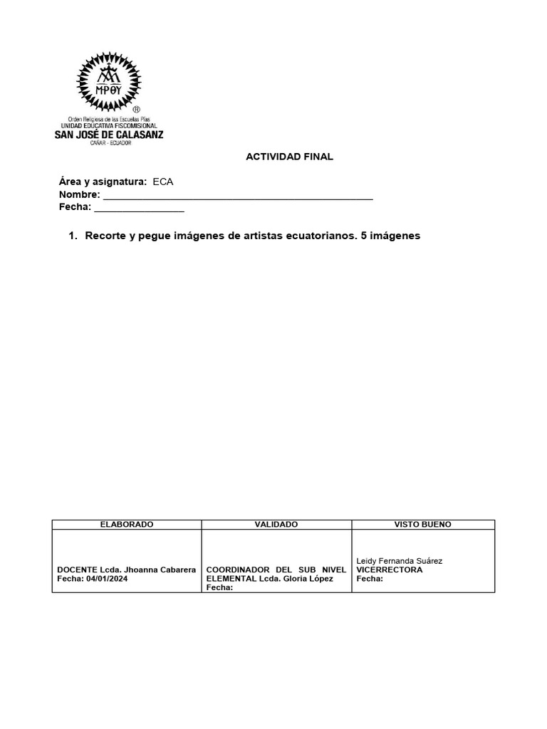 EXAMEN DE ECA-1 | PDF