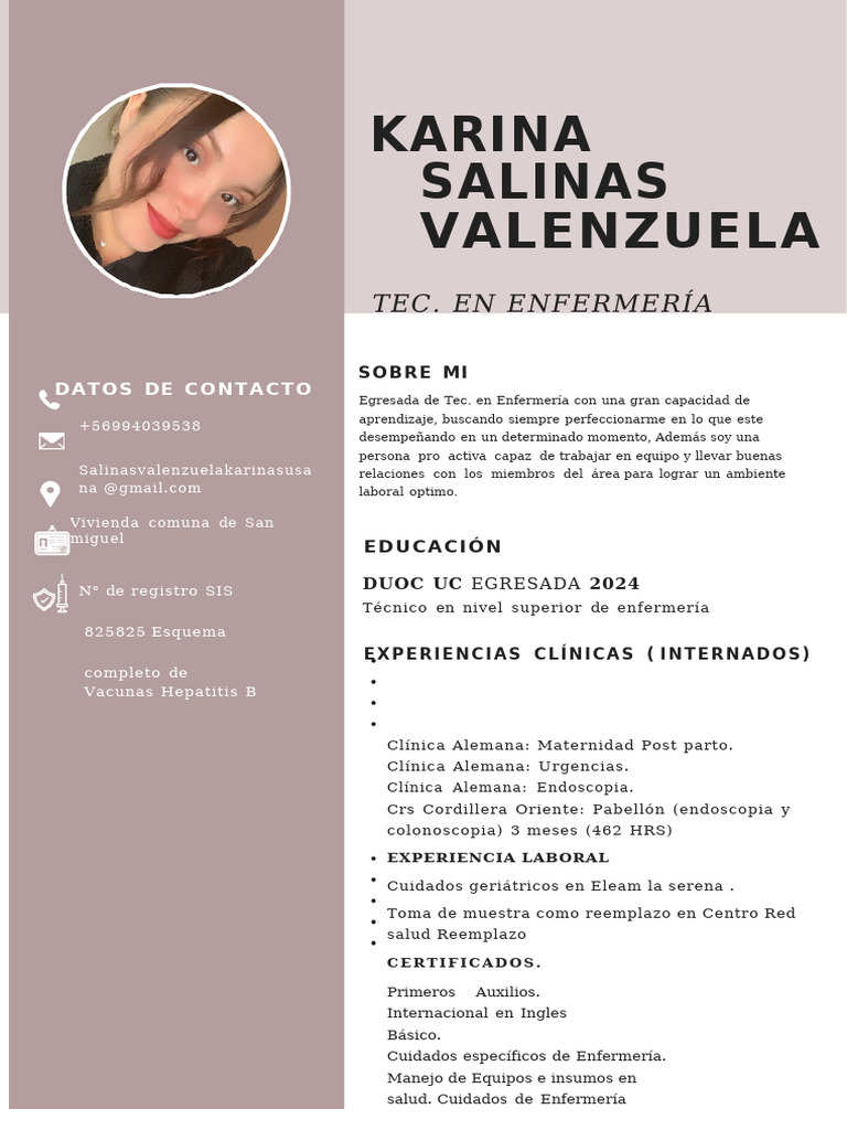 Copia de CV Karina Word | PDF