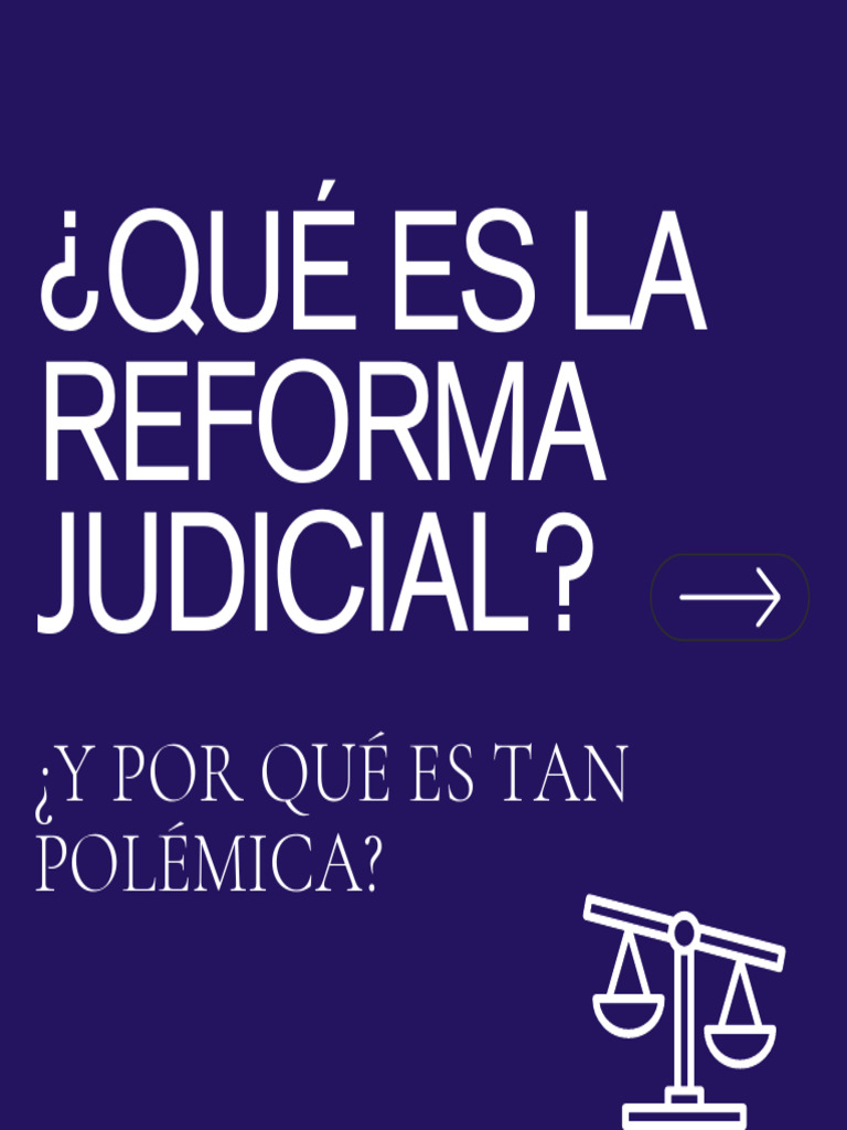 Reforma Judicial en México: Implicaciones y Riesgos | PDF | Juez ...