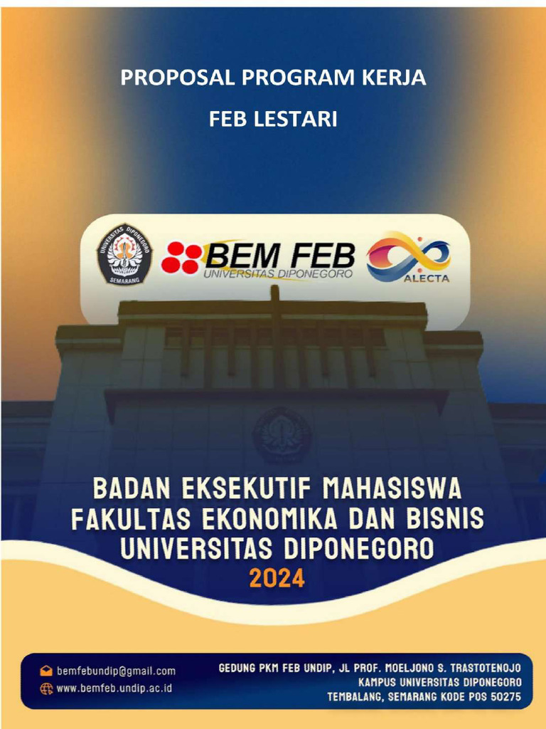 PROPOSAL FEB Lestari 2024.PDF No Scan - 1 | PDF