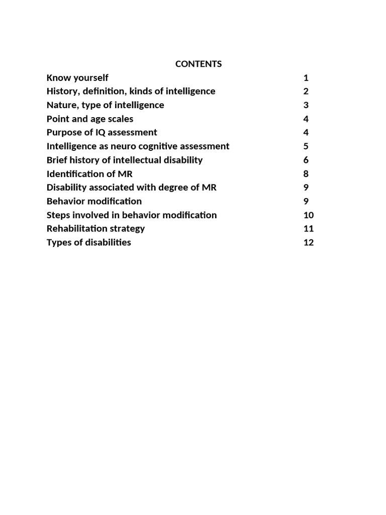 Intelligence Basic Concepts and Evaluation | PDF | Intelligence ...