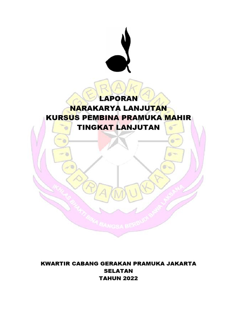 Laporan Narakarya Lanjutan Pramuka 2022 | PDF