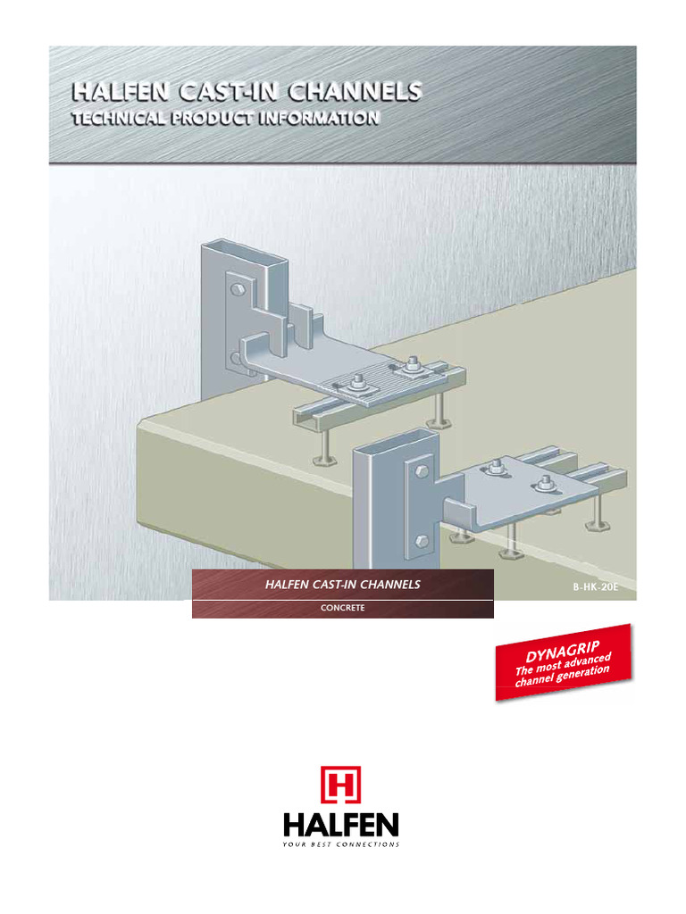 B-HK-20E Halfen Catalogue 2023 | PDF | Structural Engineering | Applied And Interdisciplinary ...