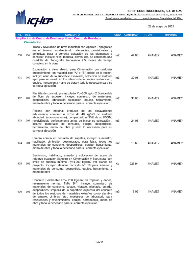 Estructura C. Electrico Rev.03 | PDF | Pintar | Hormigón
