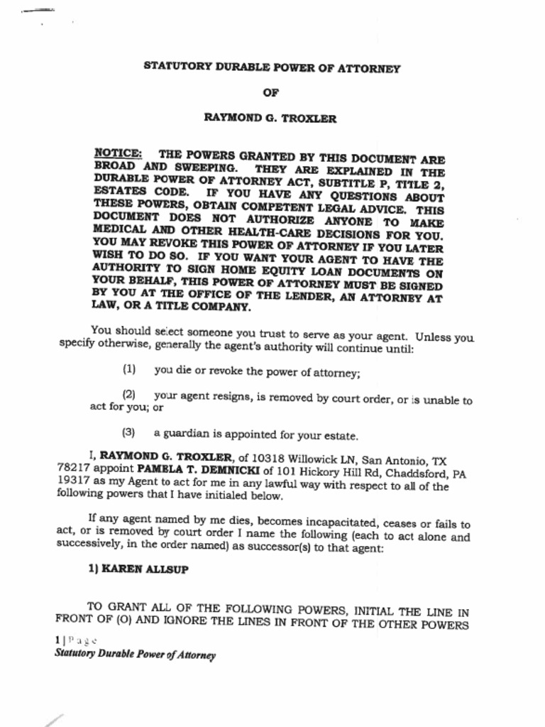 Executed POA | PDF