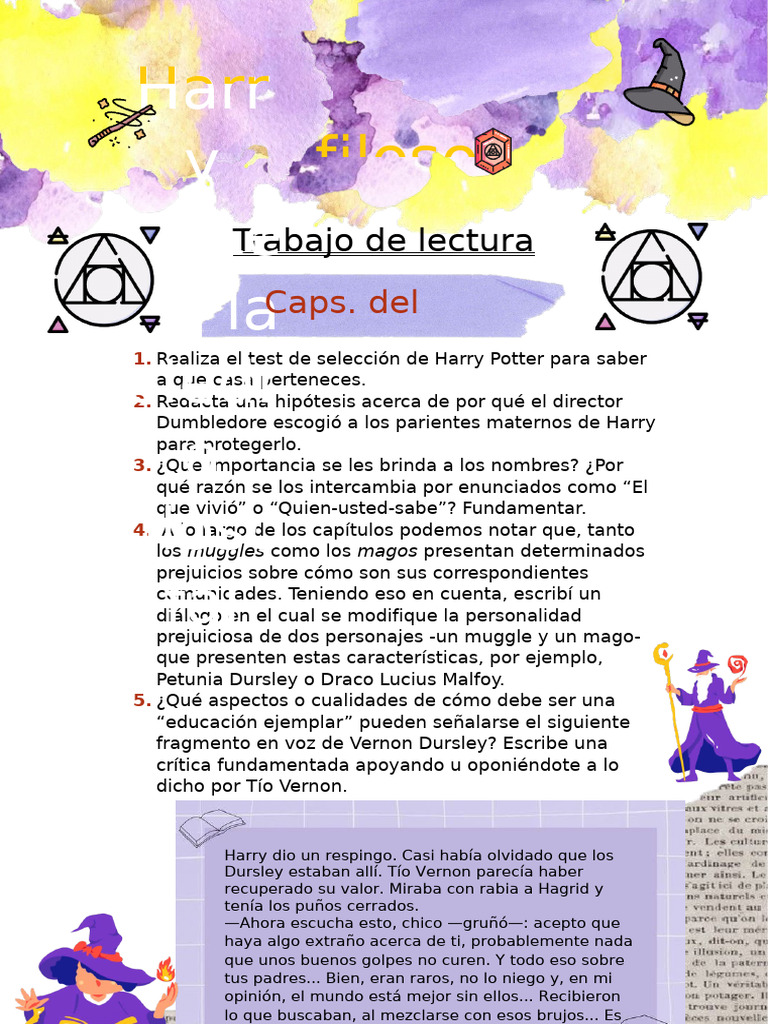 Harry Potter TP LECTURA | PDF