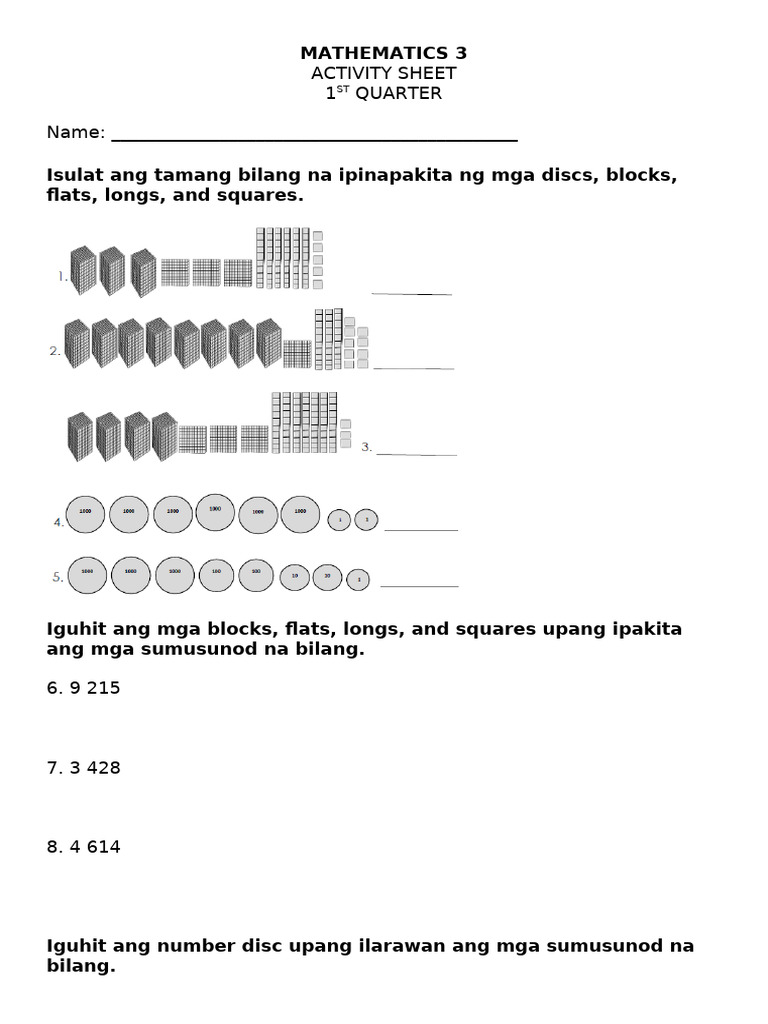 Math3 Q1 | PDF