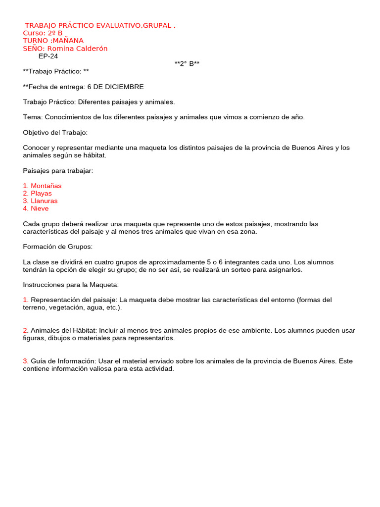 Trabajo Práctico 2b 2024 | PDF