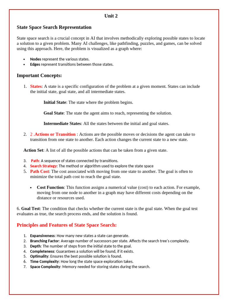 Unit 2 AI Final | PDF | Discrete Mathematics | Combinatorics