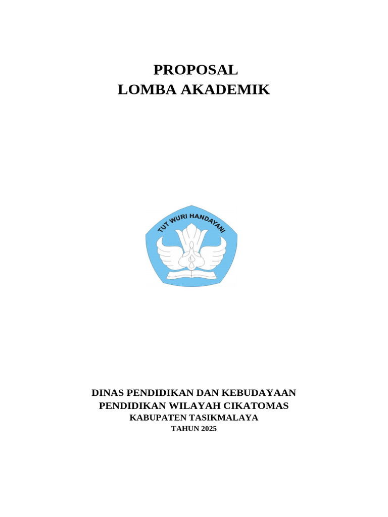 Lomba Akademik SD Cikatomas 2025 | PDF