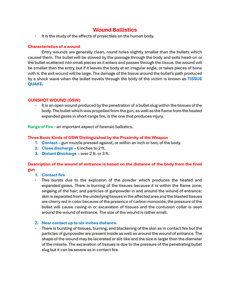 Wound-Ballistics | PDF | Bullet | Gun