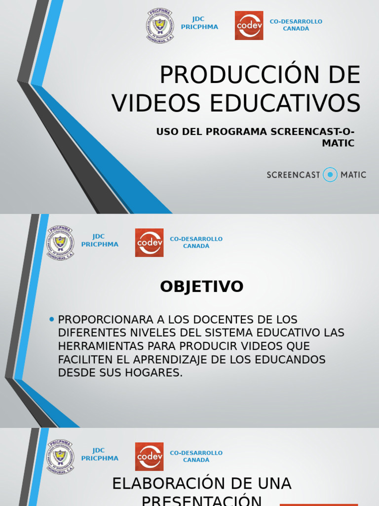 Videos Educativos con Screencast-O-Matic | PDF