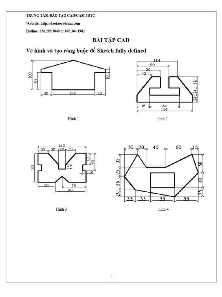 Bai Tap Cad | PDF