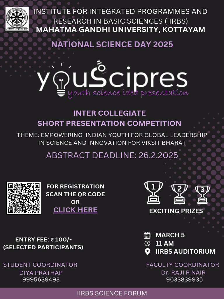National Science Day 2025 Competition | PDF