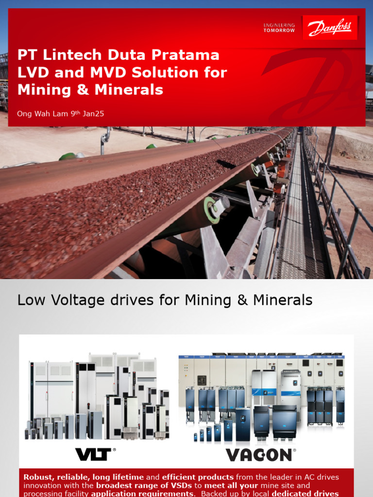 Danfoss Mining Solution Jan25 | PDF | Pump