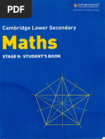 Cambridge Lower Secondary Maths Workbook 9-Answers | PDF | Rational Number | Mathematical Notation