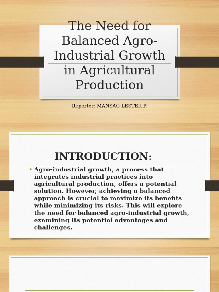 Intro To Agri Reporting Sheehss | PDF | Agriculture | Intensive Farming