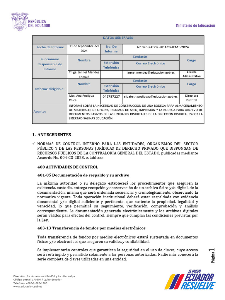 INFORME #026-24D02-UDACB-JEMT-2024.-signed-signed-signed | PDF | Contabilidad