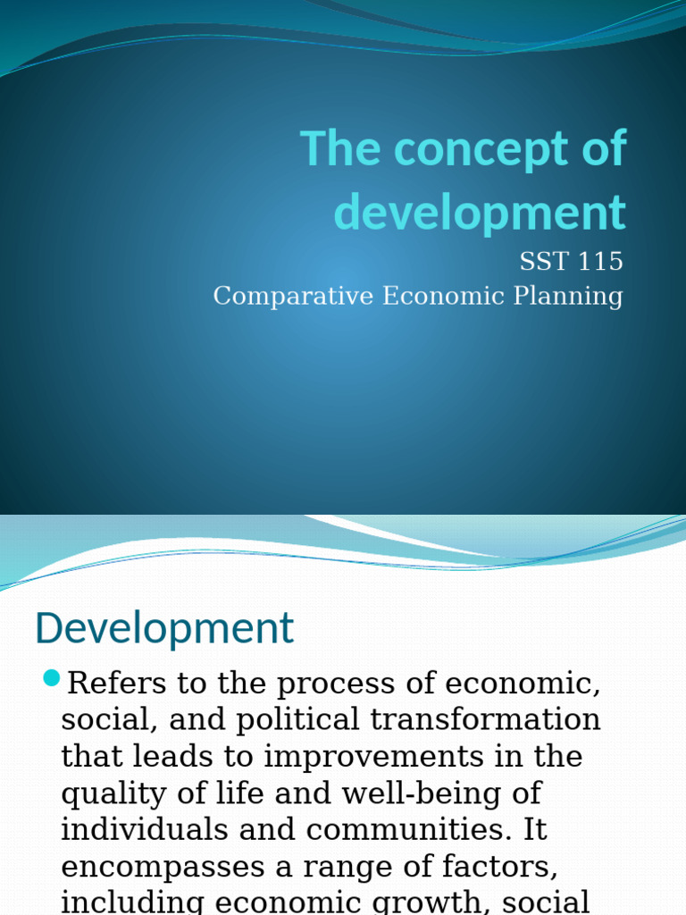 Understanding Development Concepts | PDF | Sustainability | Gross ...