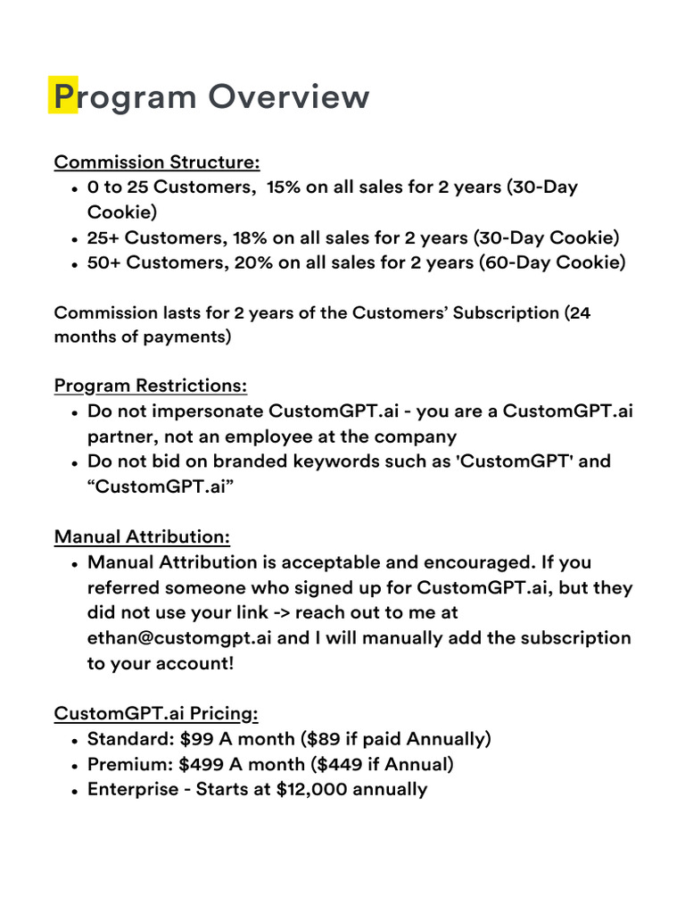 Program Overview | PDF