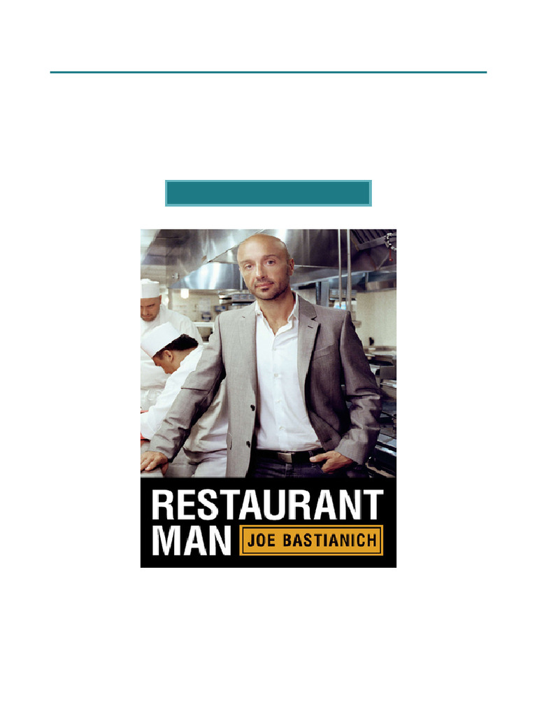 Top Choice Restaurant Man Complete Ebook Edition | PDF