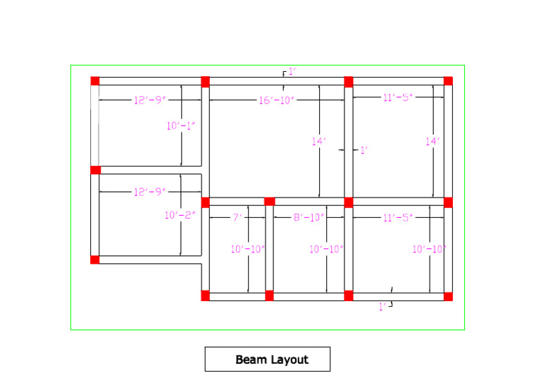 Beam Layout | PDF