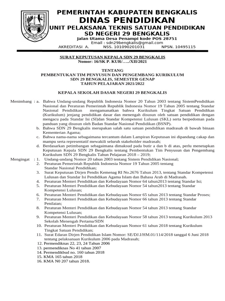 Berita Acara Undangan Daftar Hadir Notulen | PDF