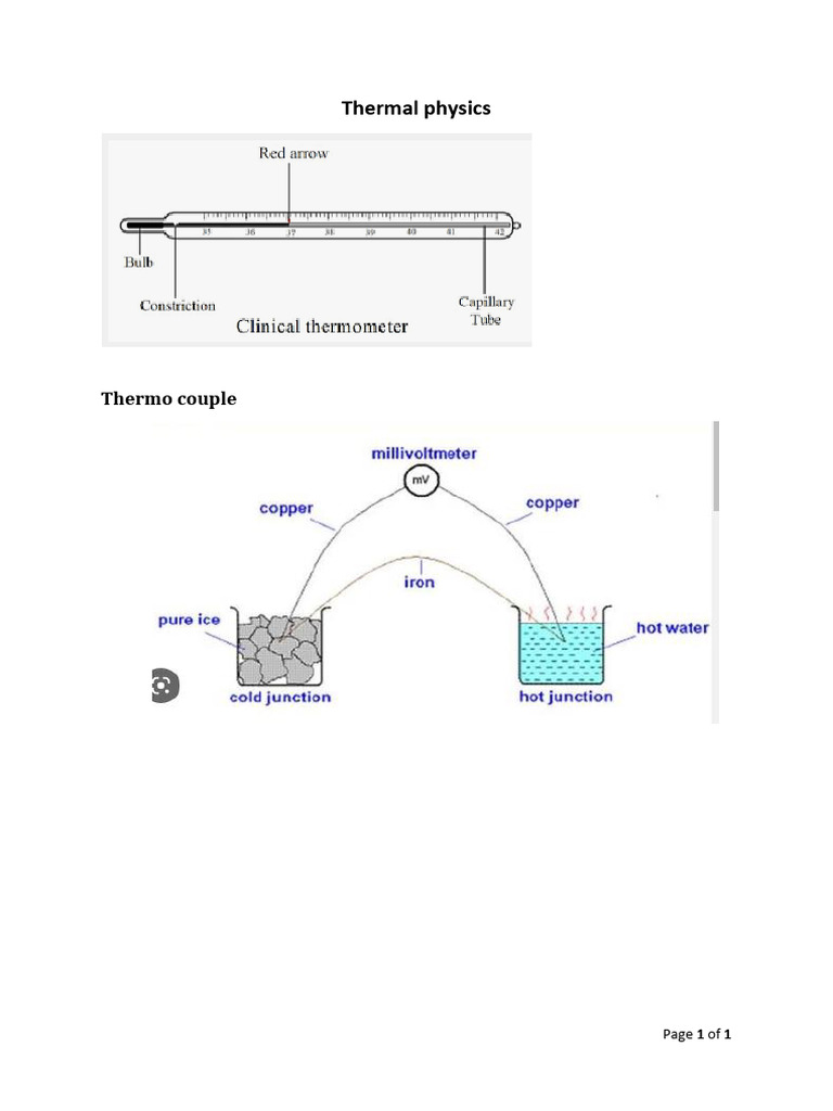 2 physics thermal physics drawings | PDF