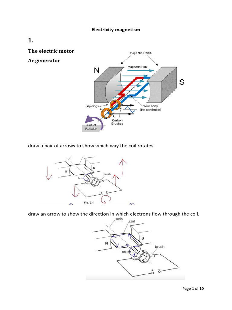 4 Electricity and Magnetism Drawings | PDF