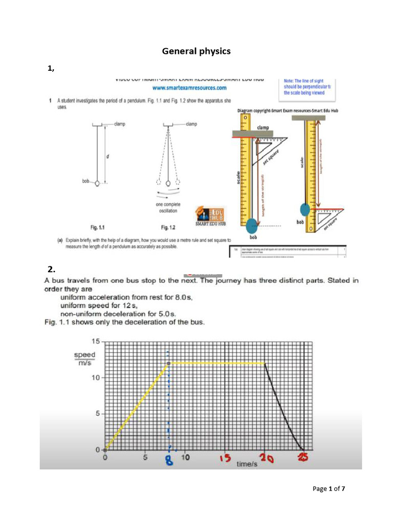 General Physics: Velocity Diagram | PDF