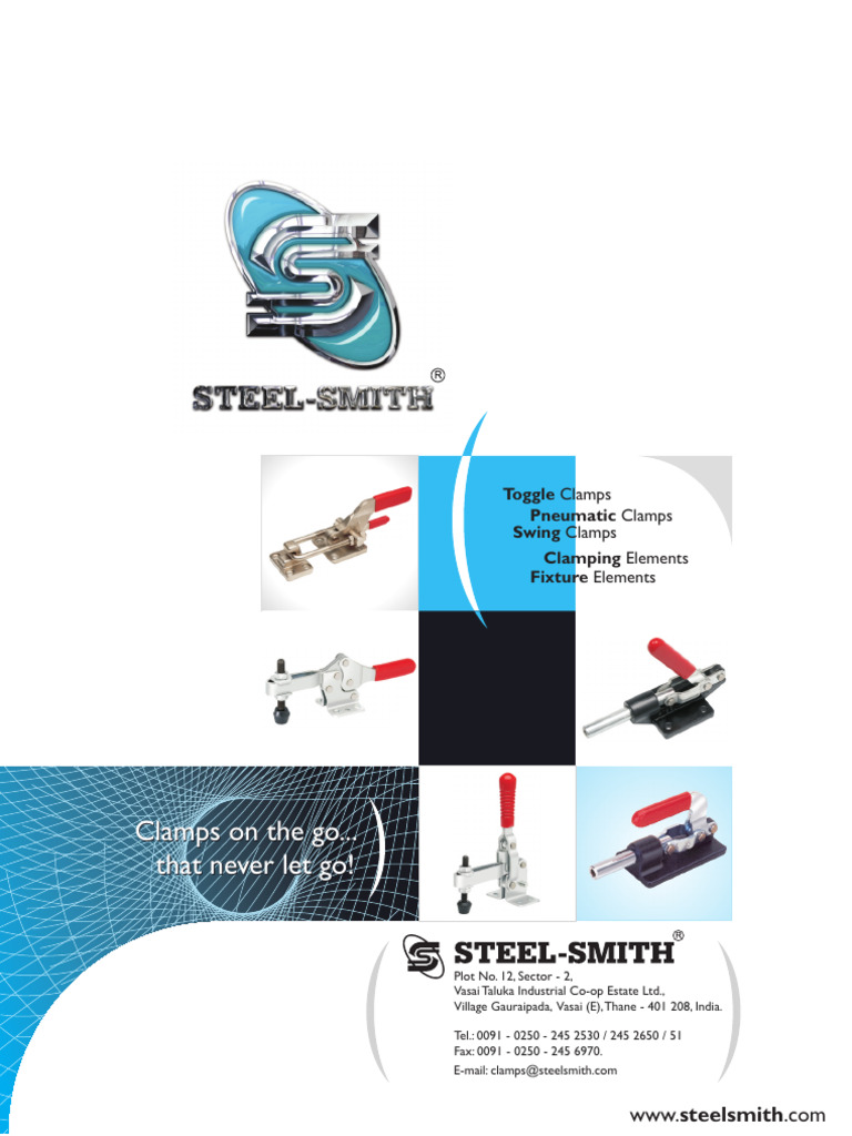 Catalogue Suman Toggle Clamps | PDF | Force | Mechanical Engineering