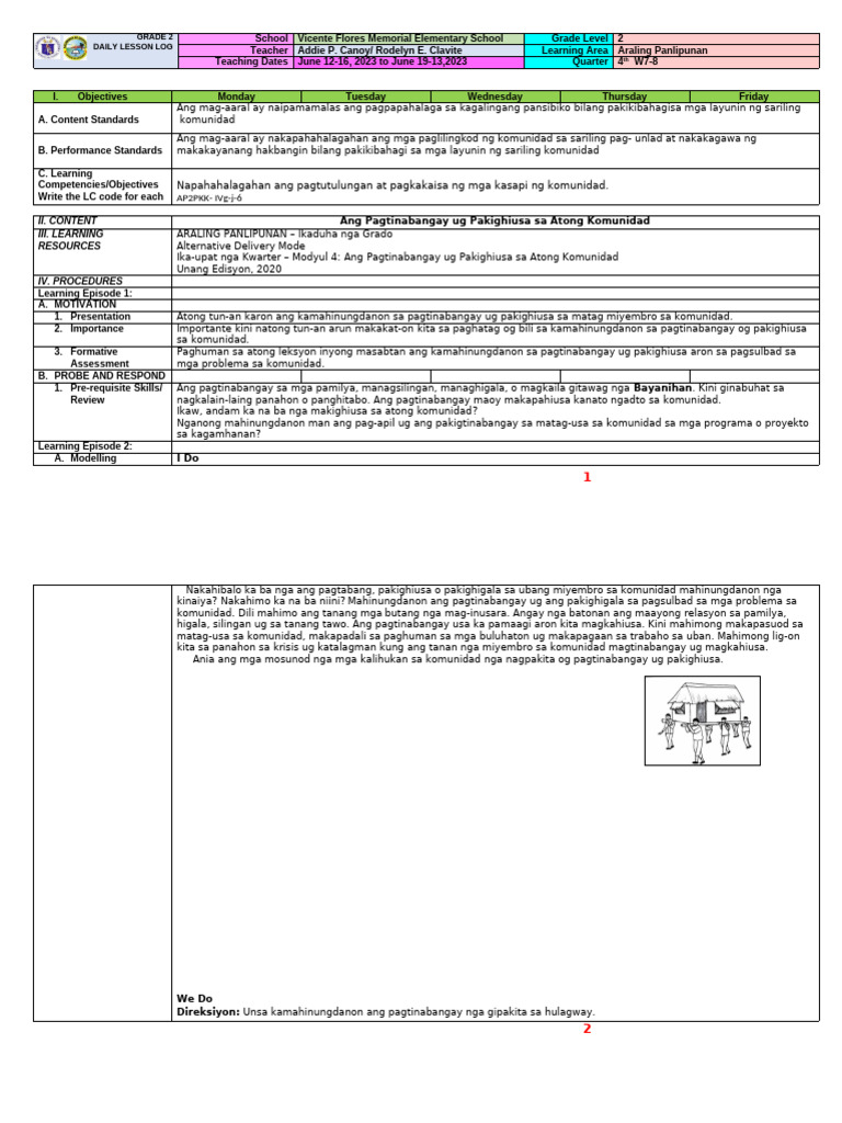 DLL AP2 Q4 Wk7-8 | PDF