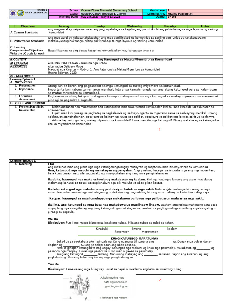 DLL_AP2_Q4_Wk1-2 | PDF