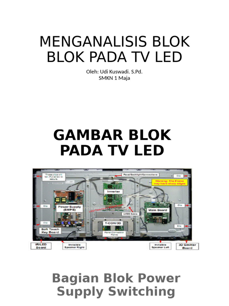 Analisis Blok pada TV LED | PDF